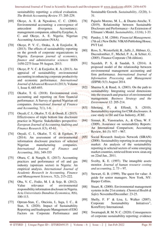 Sustainability Environmental Disclosure and Financial Performance of Oil and Gas Companies in ...