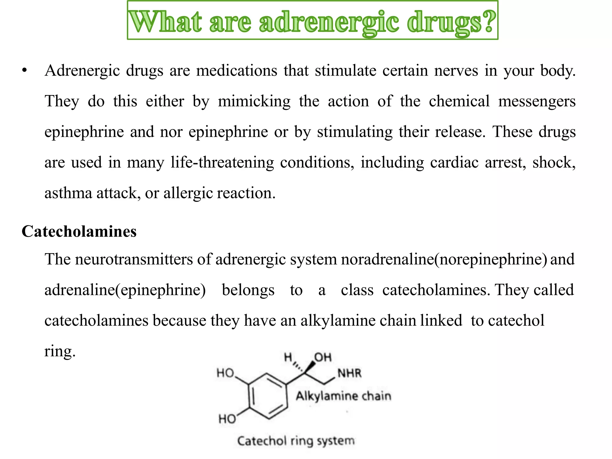 UNIT II: DRUGS ACTING ON AUTONOMIC NERVOUS SYSTEM | PPTX