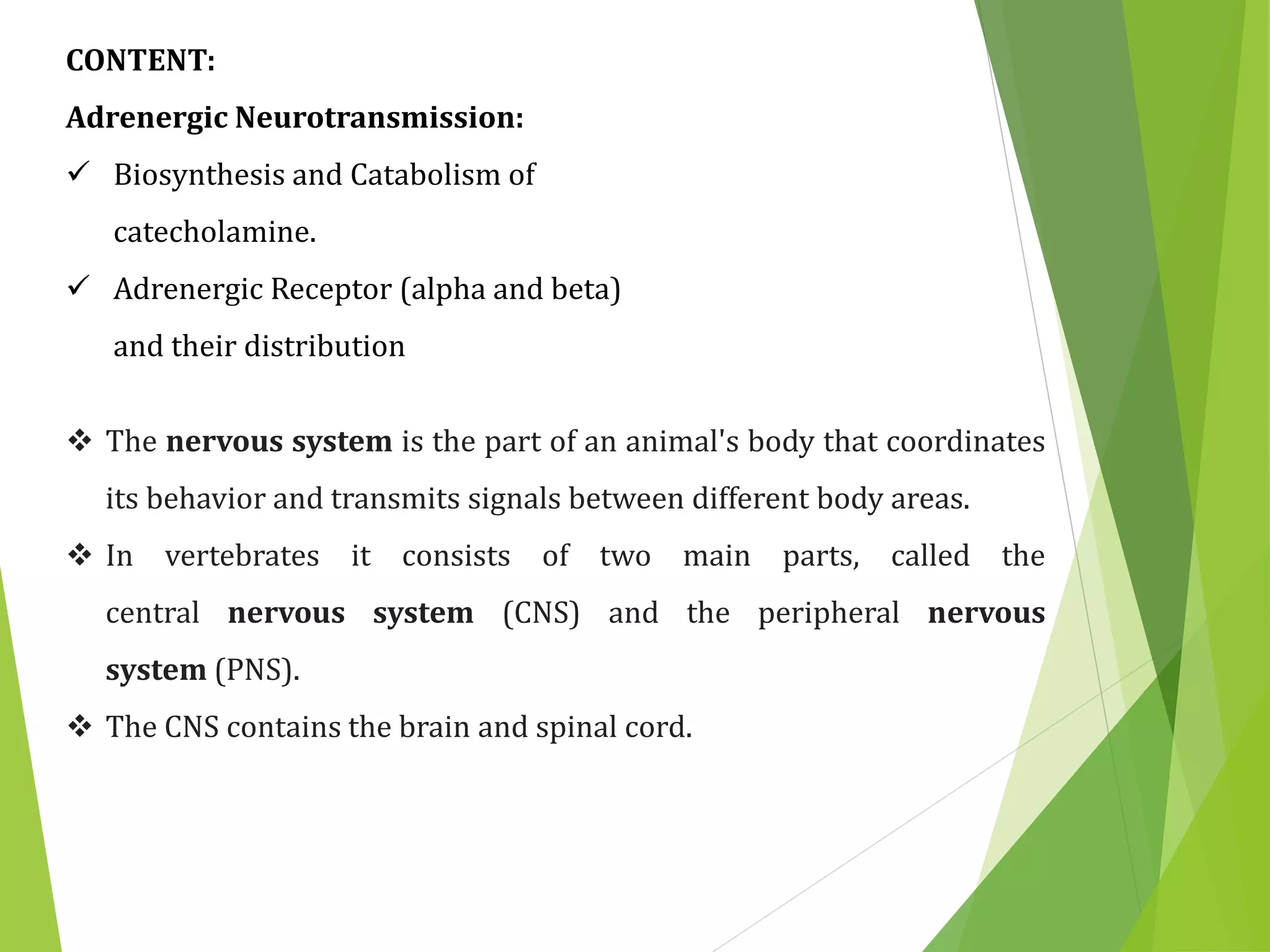 UNIT II: DRUGS ACTING ON AUTONOMIC NERVOUS SYSTEM | PPTX