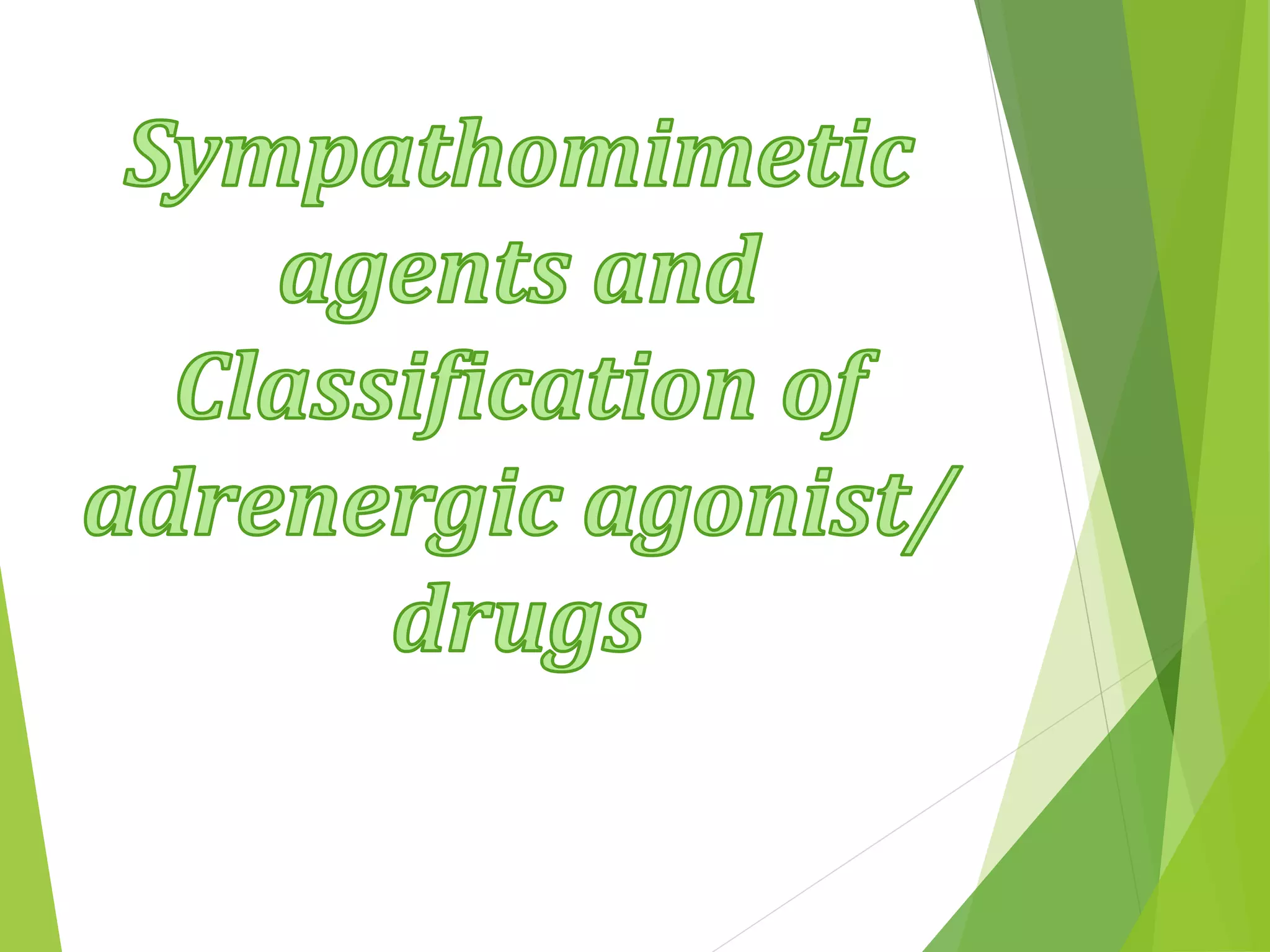 UNIT II: DRUGS ACTING ON AUTONOMIC NERVOUS SYSTEM | PPTX