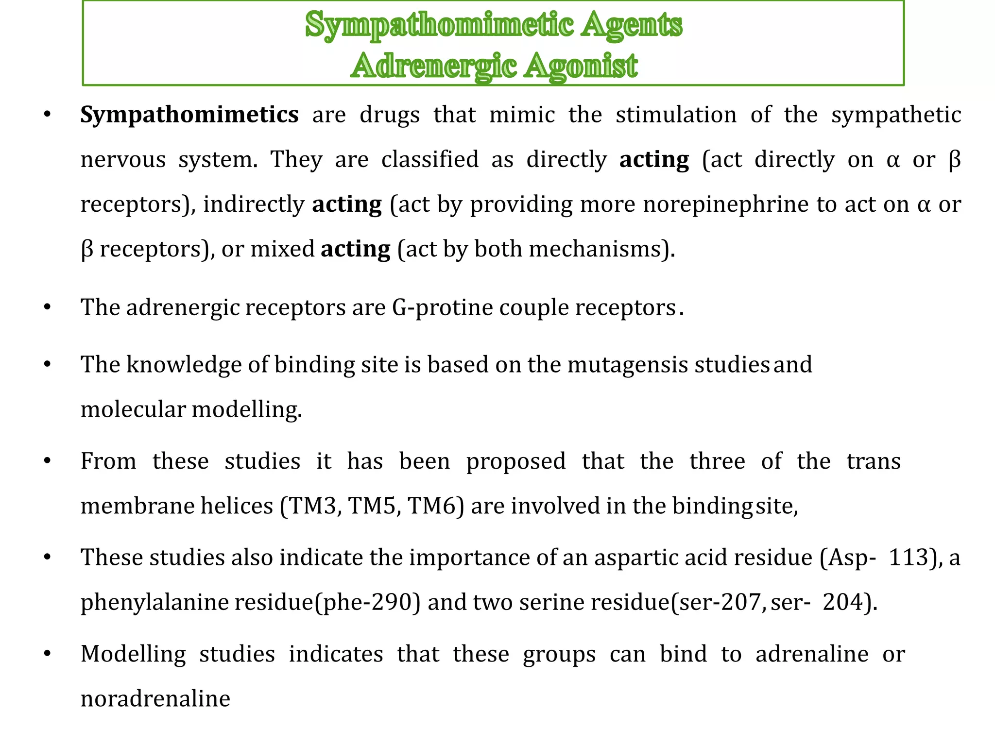 UNIT II: DRUGS ACTING ON AUTONOMIC NERVOUS SYSTEM | PPTX