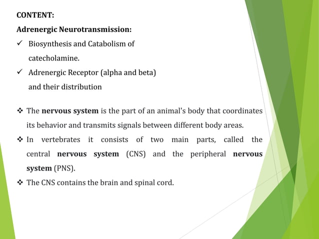 UNIT II: DRUGS ACTING ON AUTONOMIC NERVOUS SYSTEM | PPTX