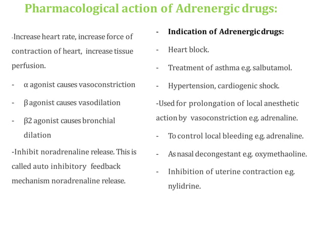 UNIT II: DRUGS ACTING ON AUTONOMIC NERVOUS SYSTEM | PPT