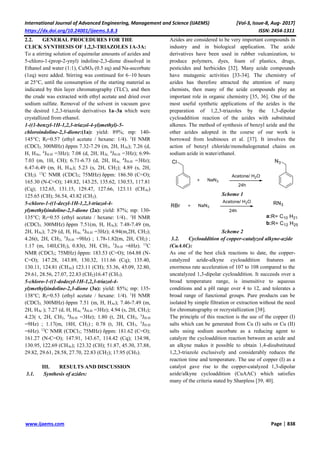 Synthesis of 1,2,3-Triazole 5-Chloroisatin Derivatives via Copper ...