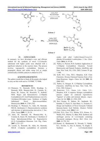 Synthesis of 1,2,3-Triazole 5-Chloroisatin Derivatives via Copper-Catalyzed 1,3-Dipolar ...