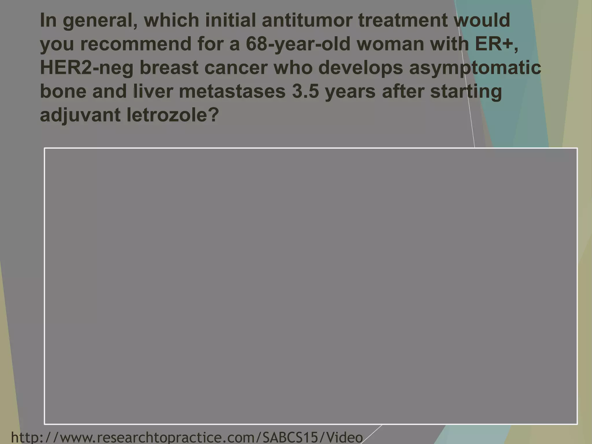 3 tailoring endocrine therapies in abc ful vs eve + exe in 2nd line et ...