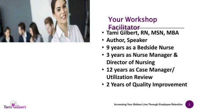 Tami Gilbert - Employee Satisfaction Workshop | PPTX