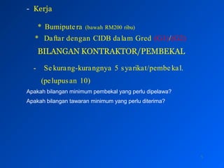 tatacara kaedah sebutharga | PPTX