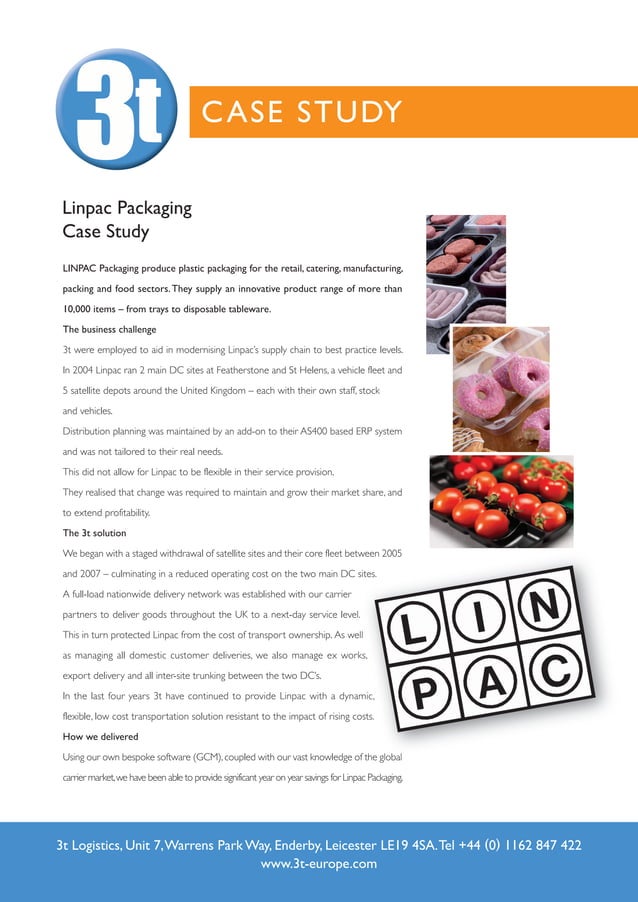 4PL Transport managment solution - LINPAC | PDF