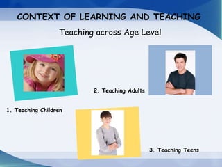 Teaching across Age Level | PPTX