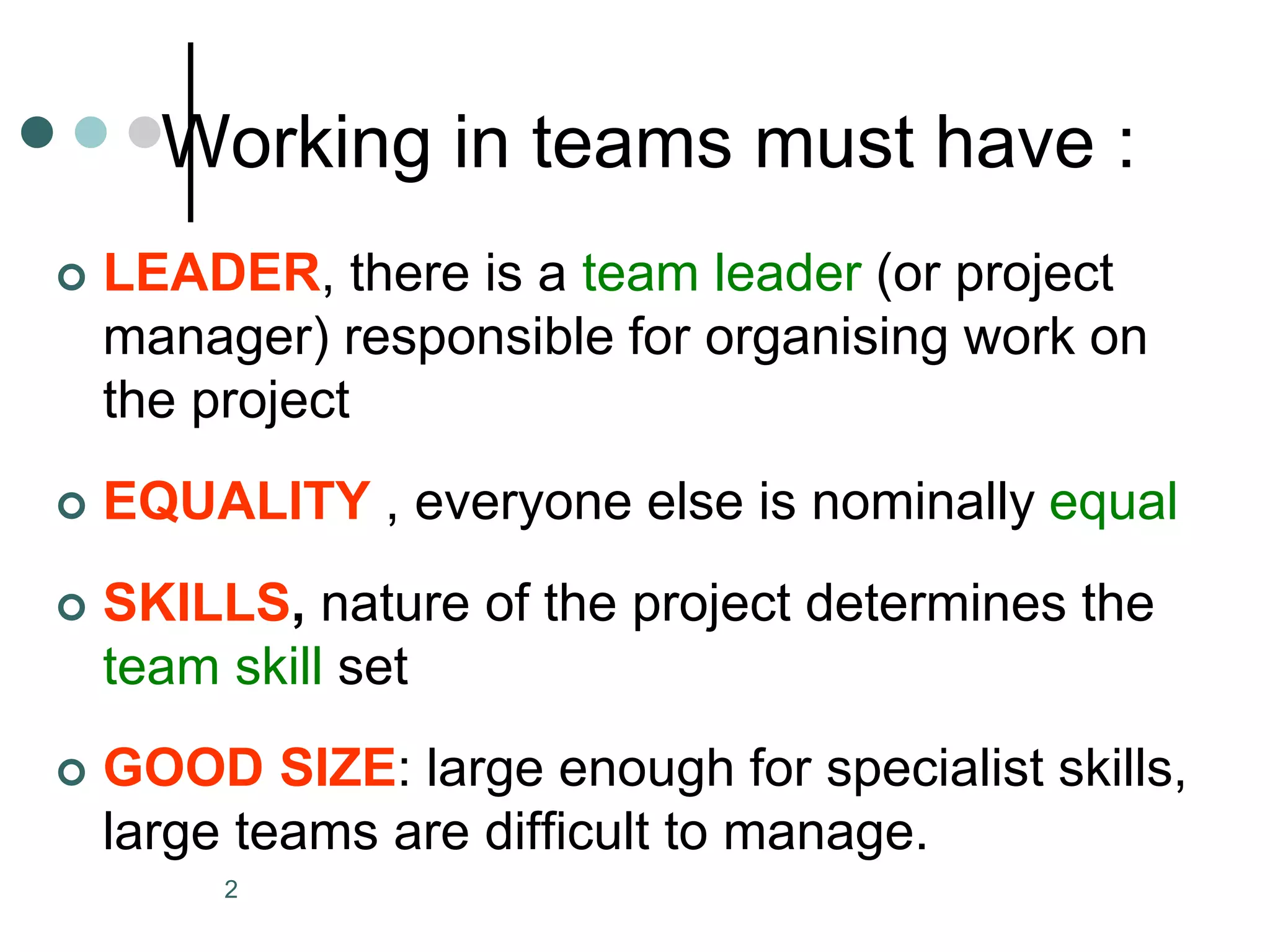 # 3 Team Work for Negotiation.ppt