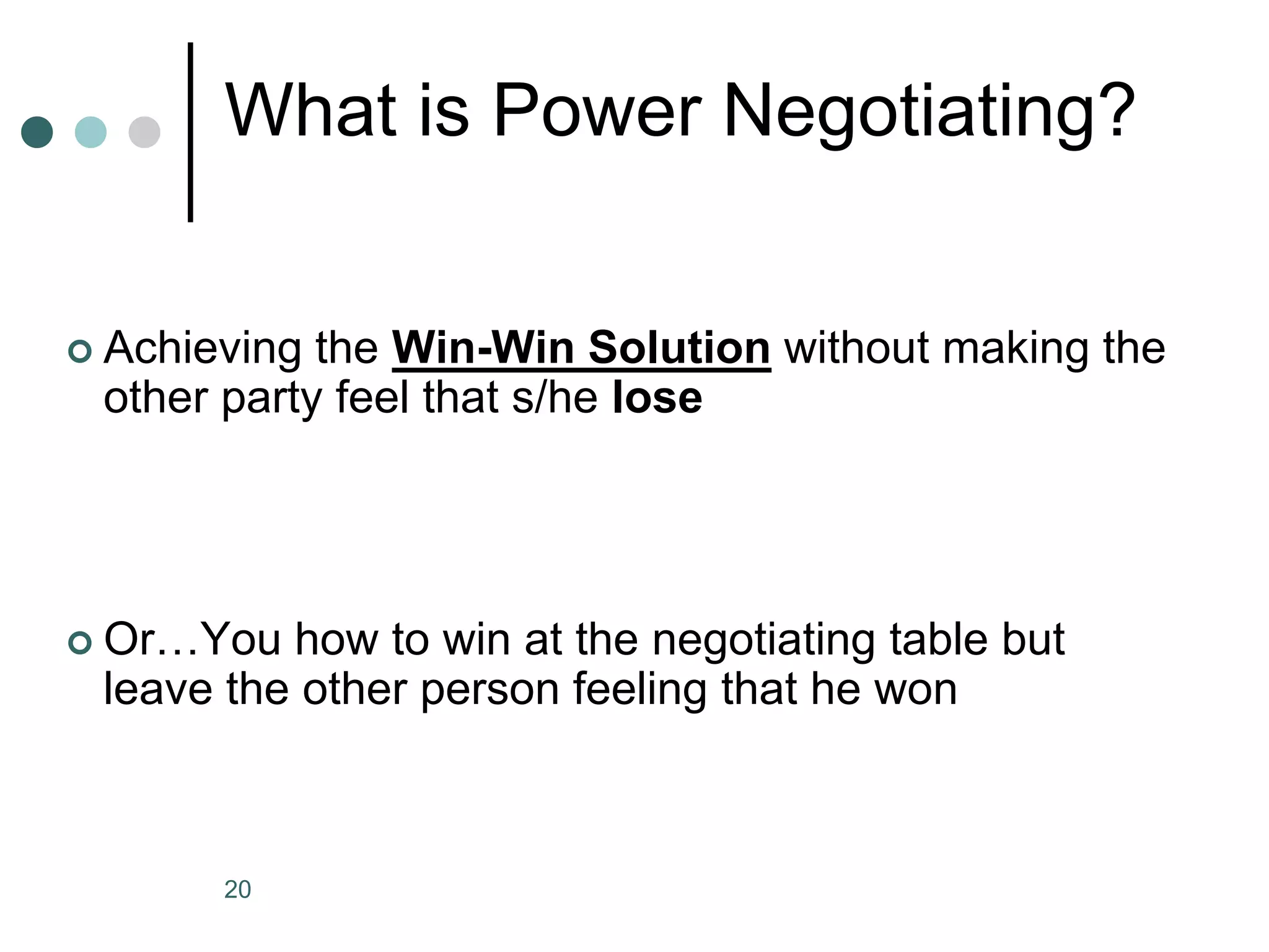 # 3 Team Work for Negotiation.ppt