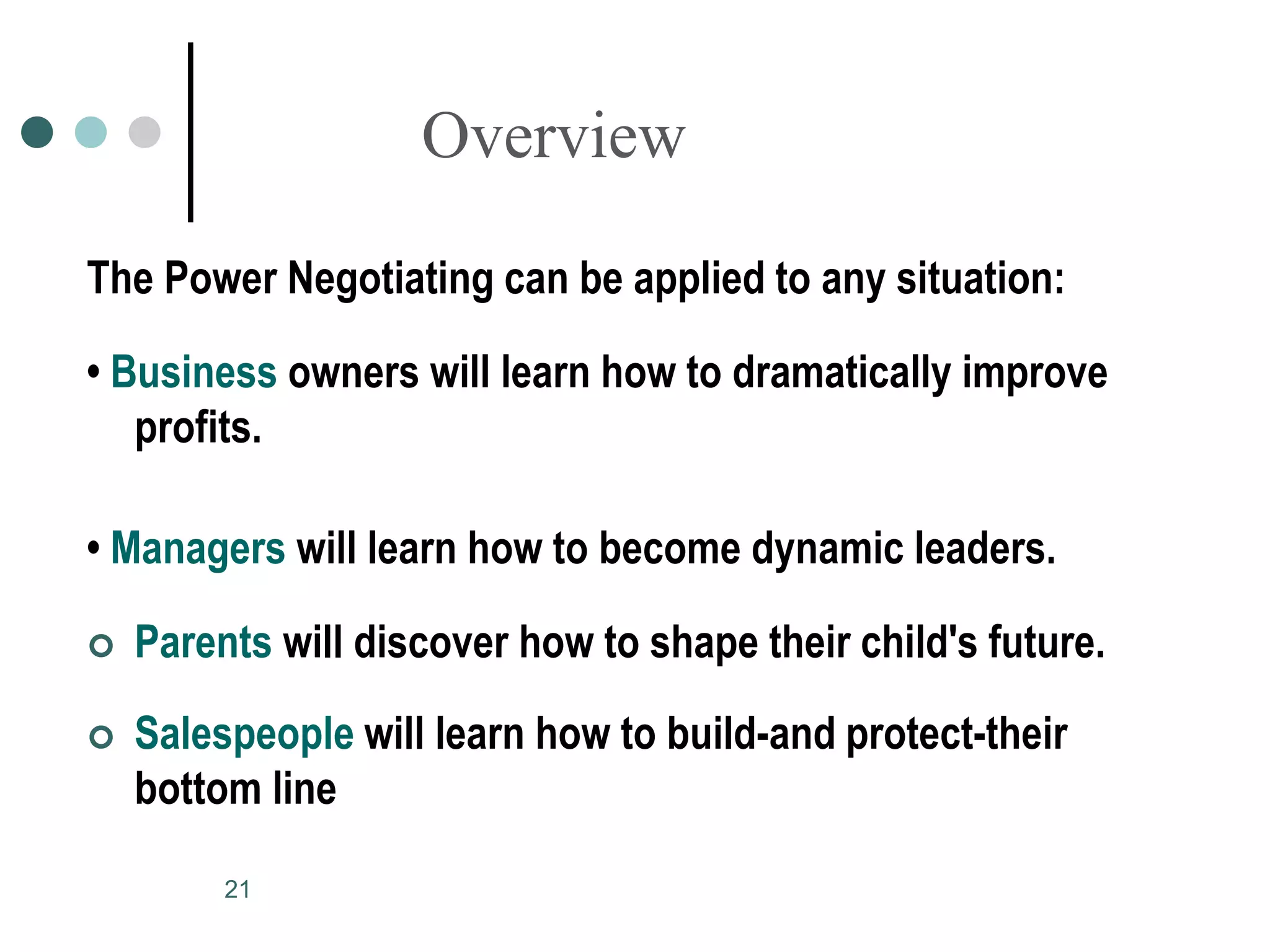 # 3 Team Work for Negotiation.ppt