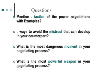 # 3 Team Work for Negotiation.ppt
