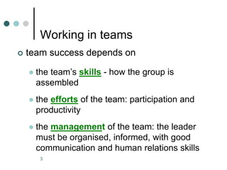 # 3 Team Work for Negotiation.ppt