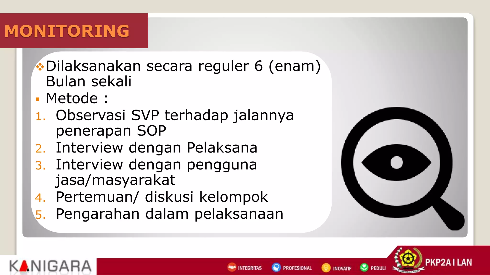 Teknik penyusunan SOP | PPTX