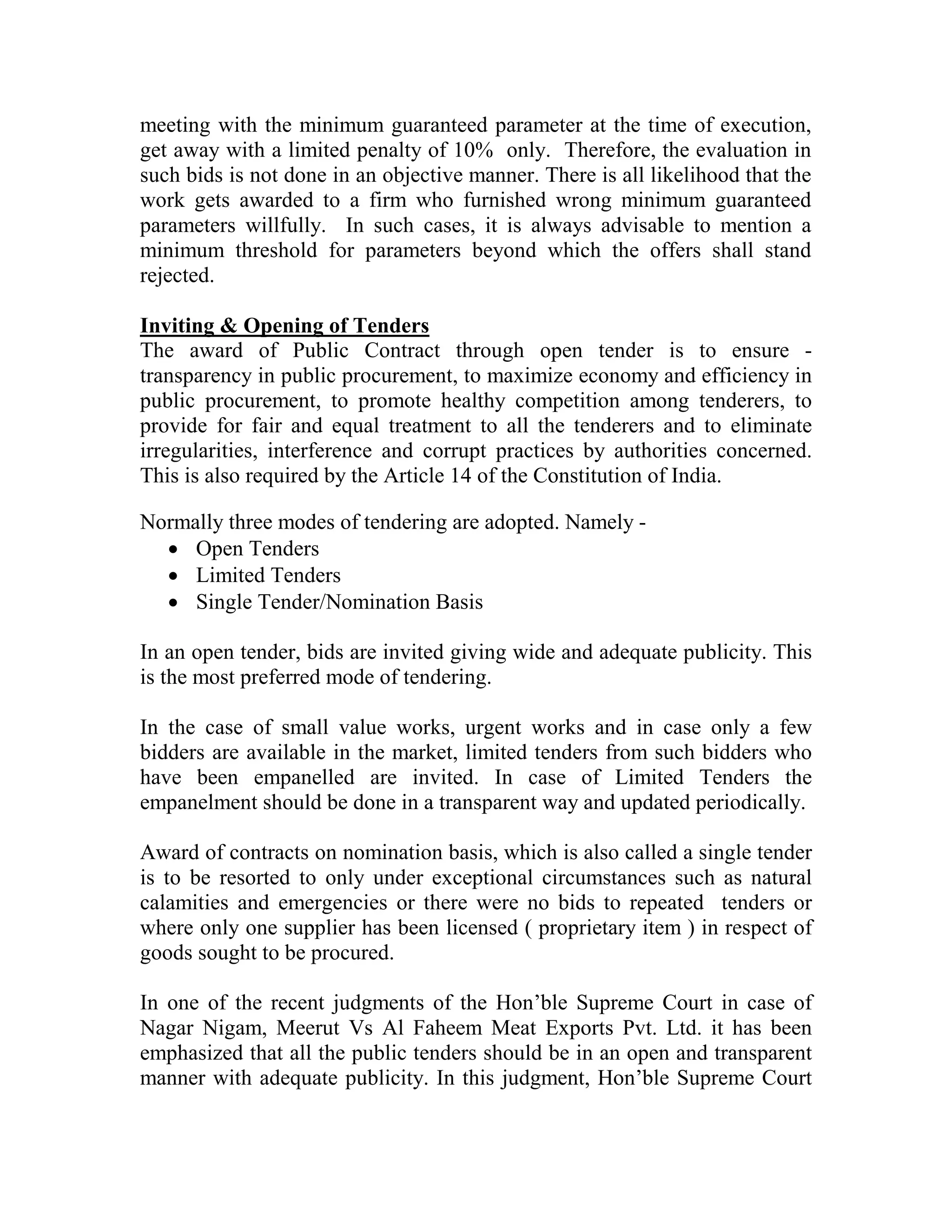 3 tender stage | PDF