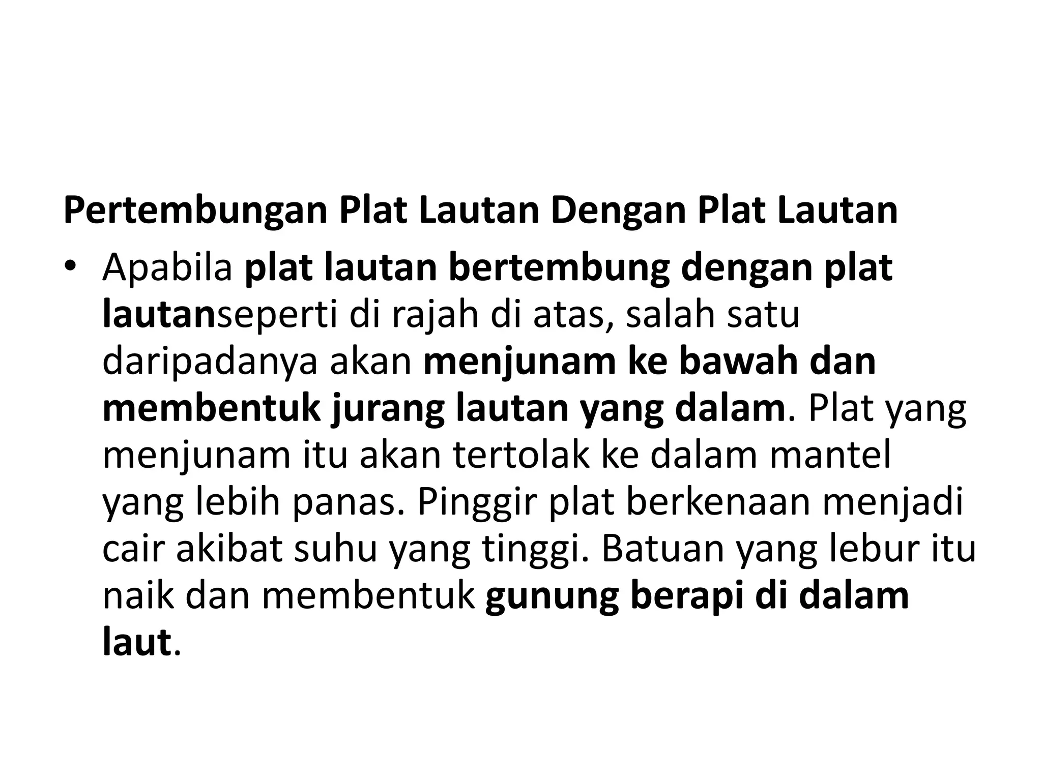 3 teori perebakan dasar lautan & plat tektonik gempa bumi tsunami | PPTX