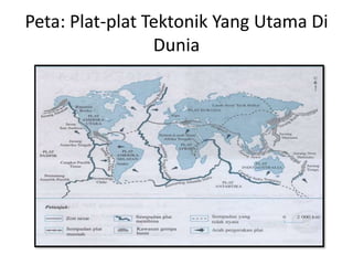 3 teori perebakan dasar lautan & plat tektonik gempa bumi tsunami | PPTX