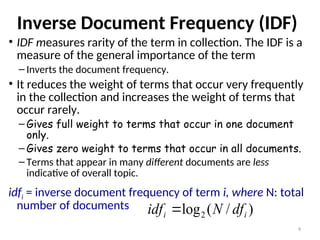 information retrieval term Weighting.ppt