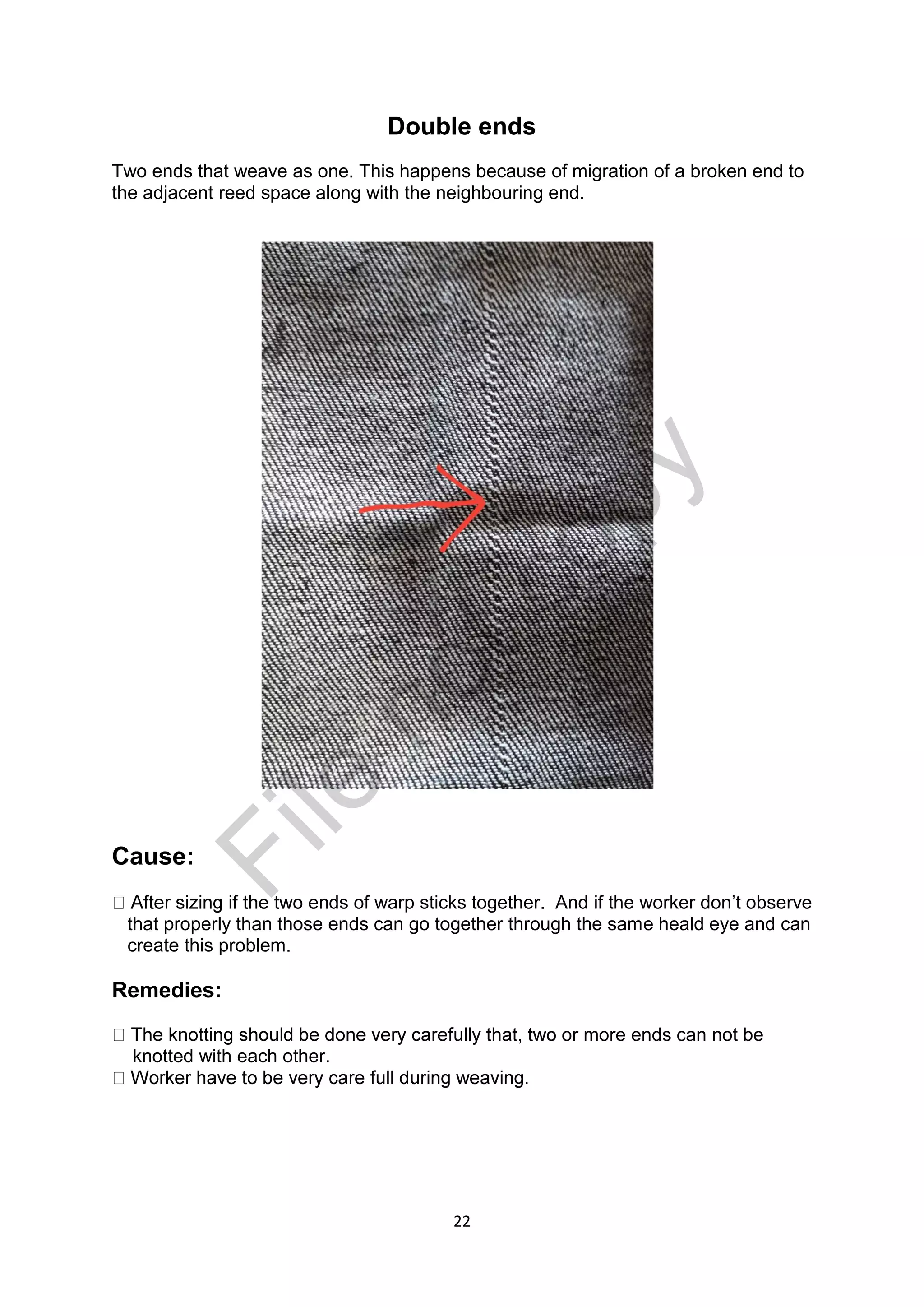 textile fabric defects | PDF