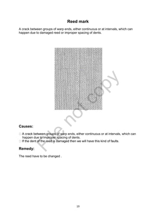 textile fabric defects | PDF