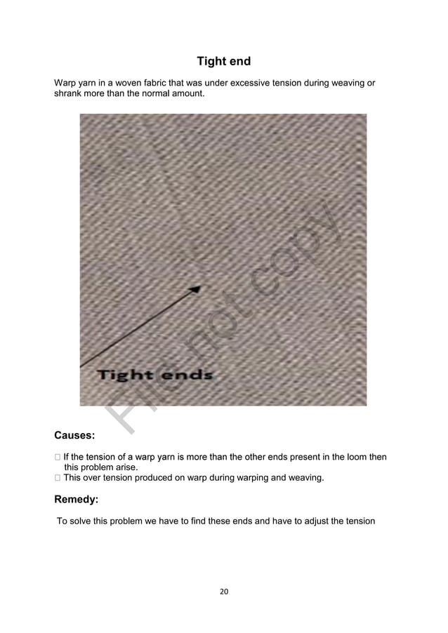 textile fabric defects | PDF | Needlework | Arts and Crafts