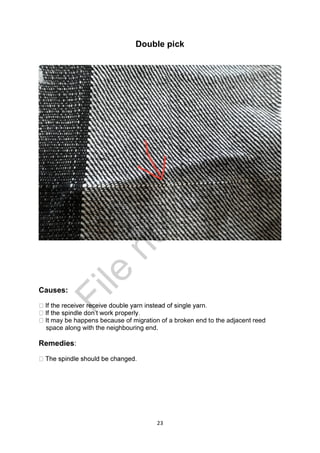 textile fabric defects | PDF