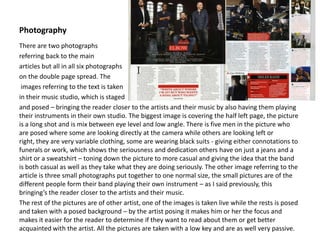 Textual analysis - Double page spread | PPTX | Desktop Publishing ...