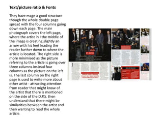 Textual analysis - Double page spread | PPTX | Desktop Publishing ...