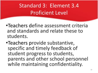 Standard 3: Assessment | PPTX