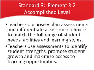 Standard 3: Assessment | PPTX