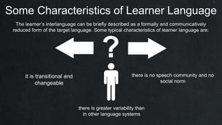 Second Language Acquisition | PPT