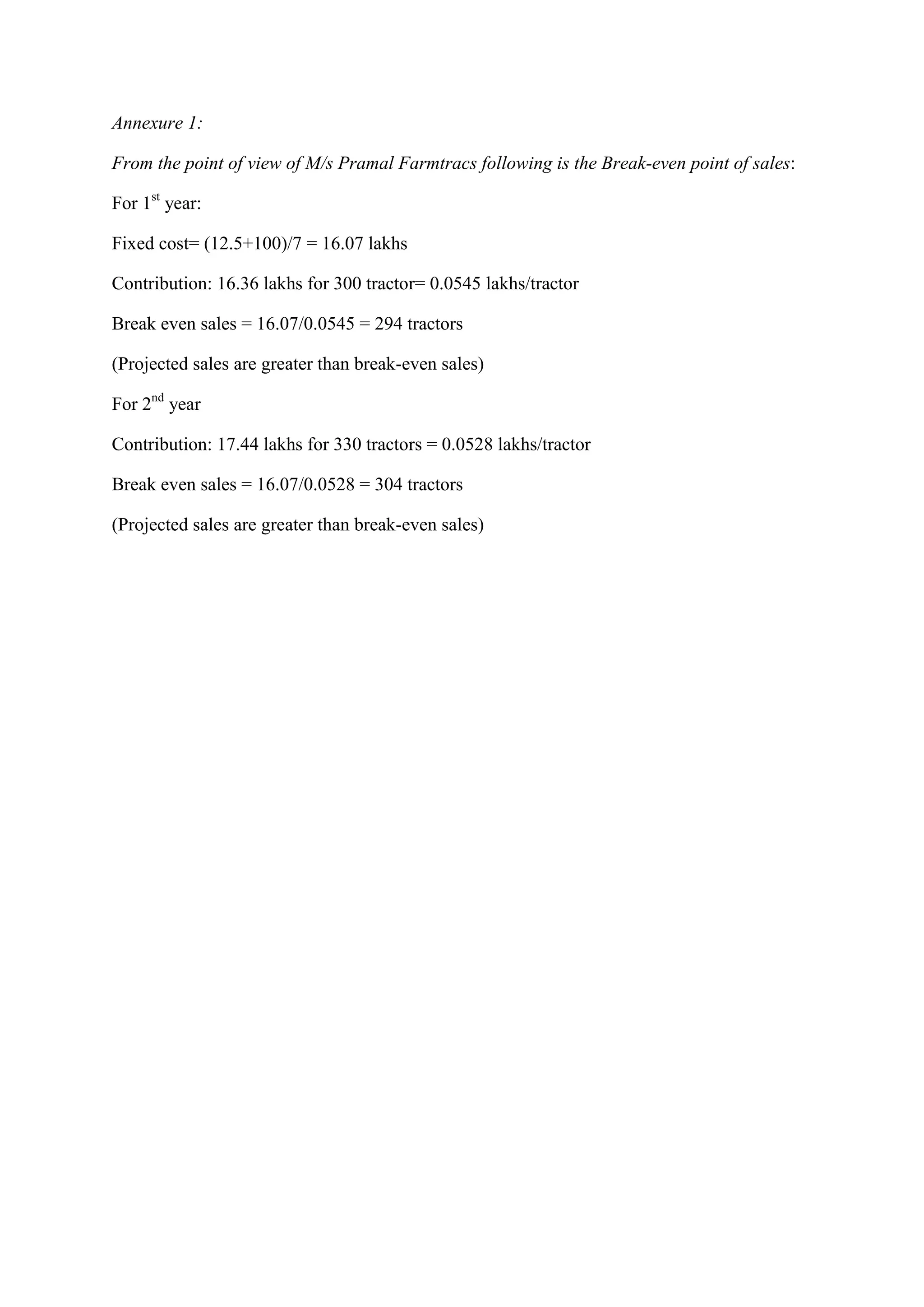 Vanraj Tractor case analysis | DOCX