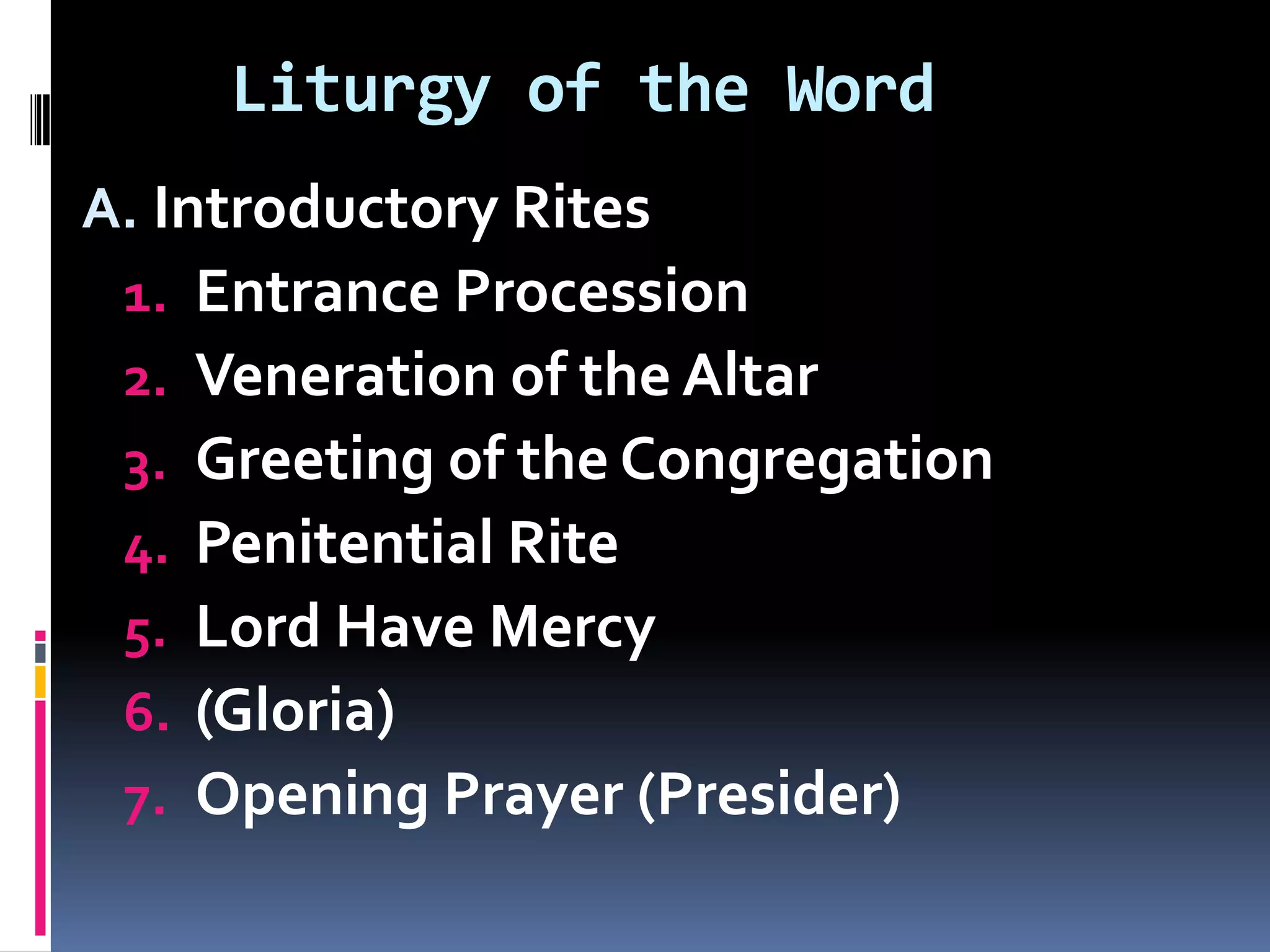 3) Order of the Holy Mass | PPTX