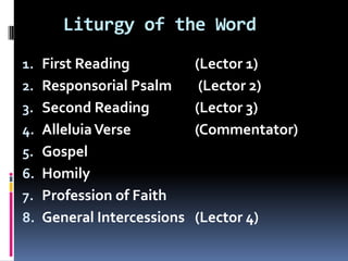 3) Order of the Holy Mass | PPTX