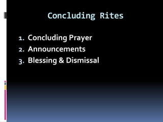 3) Order of the Holy Mass | PPTX