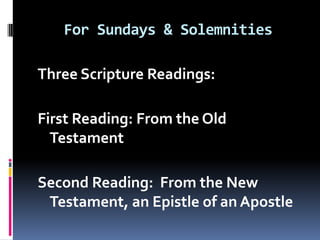 3) Order of the Holy Mass | PPTX