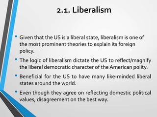 Theories of the United States Foreign Policy.ppt