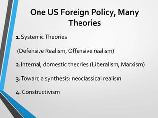 Theories of the United States Foreign Policy.ppt