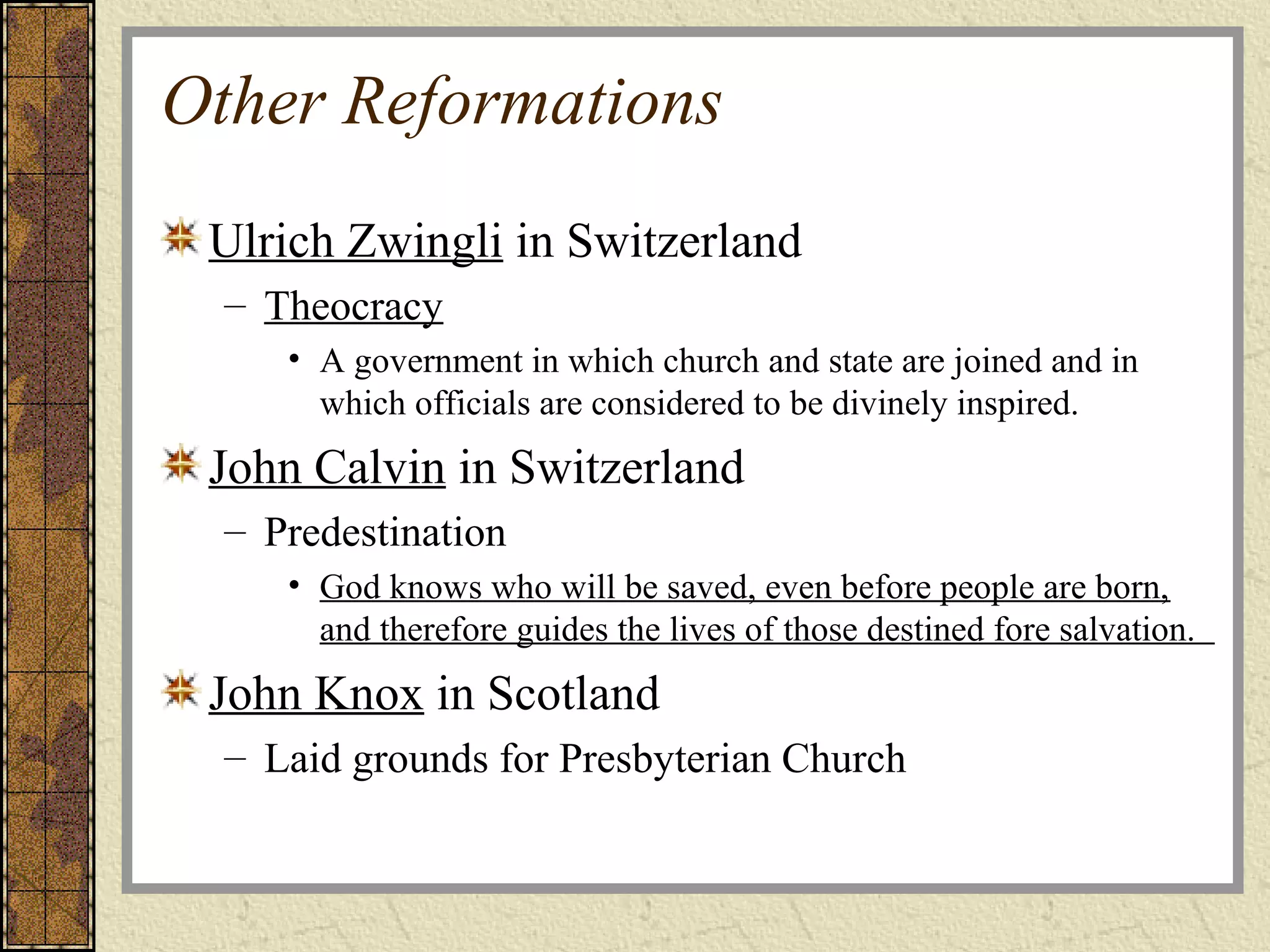 The Protestant Reformation | PPT