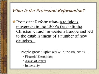 The Protestant Reformation | PPT