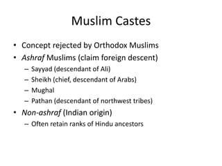 3 The Raj - Caste and the British | PPTX