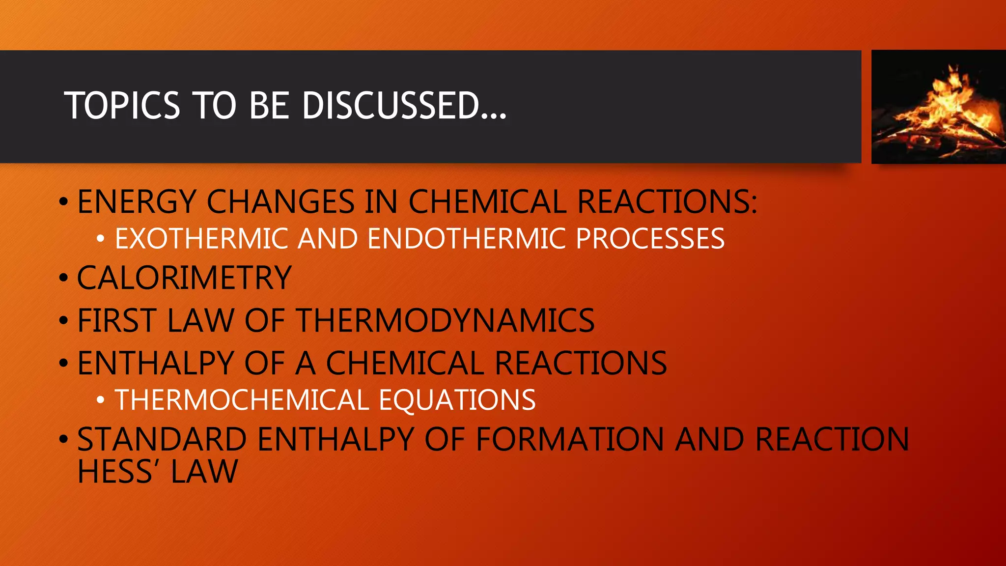 Thermochemistry | PPTX