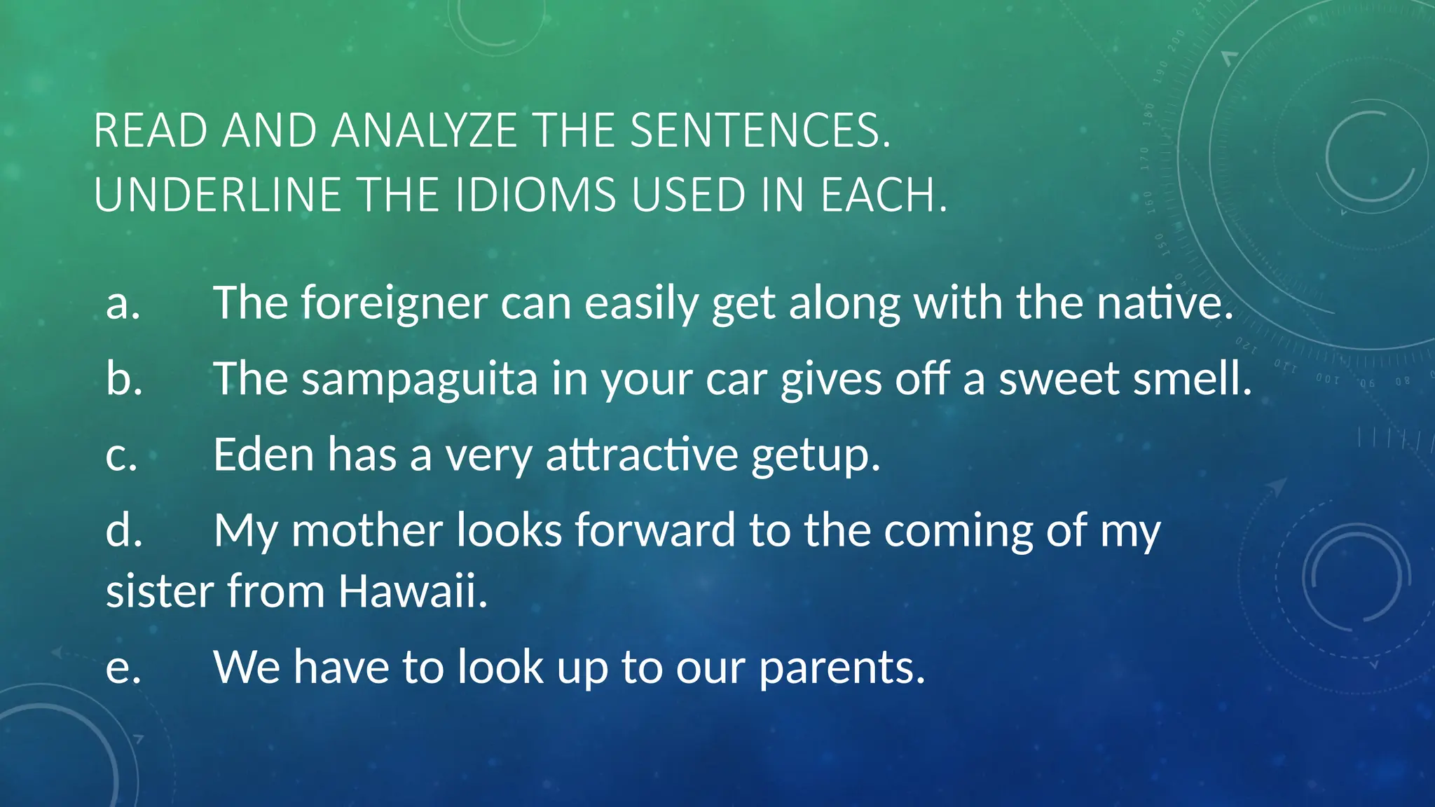 Grade 6 - The Singing Four - idioms.pptx