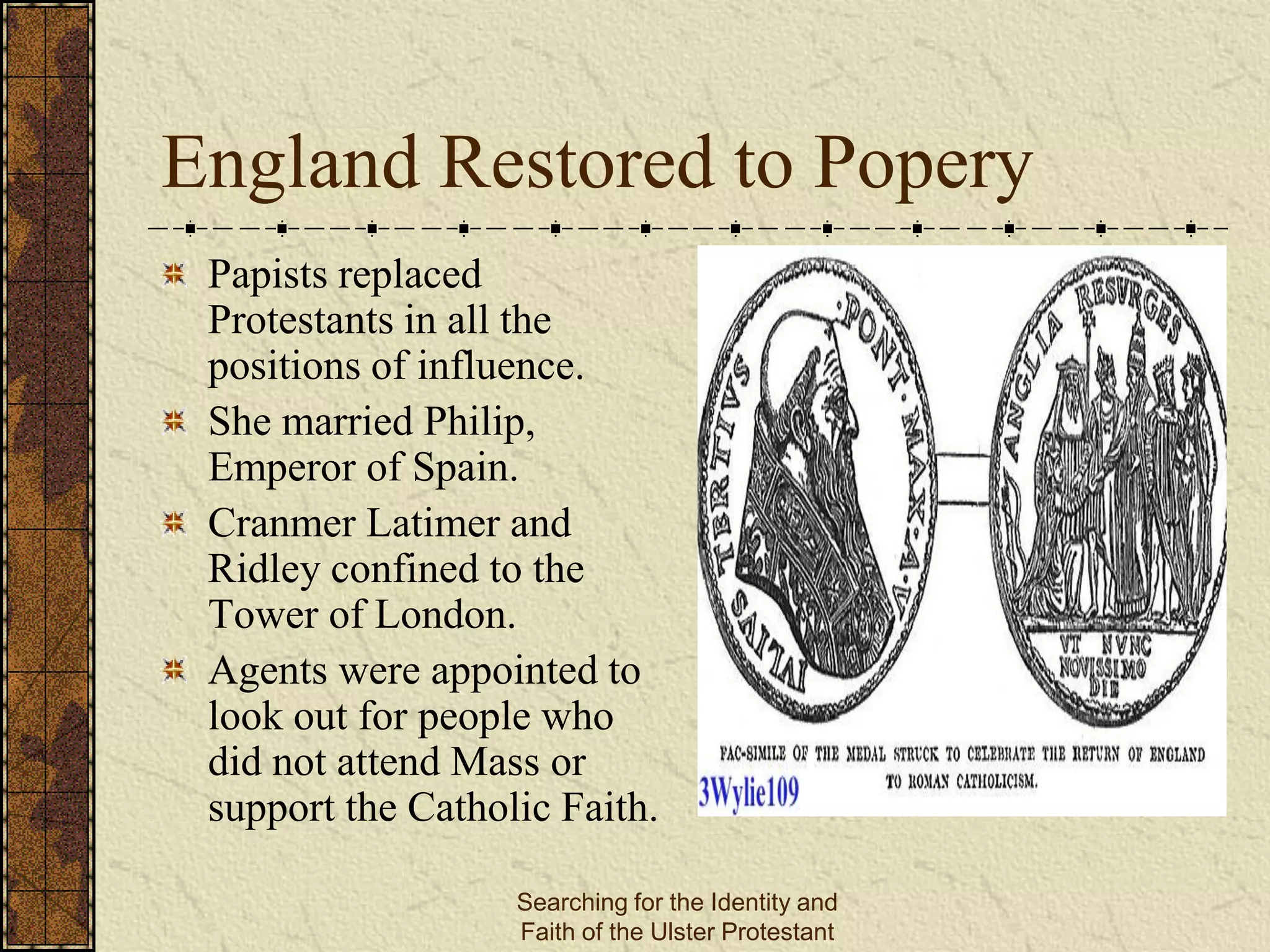 THE SWORD AND THE CROWN; The Heroes of the English Reformation | PPT