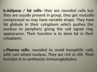 Tissue Types & Structures and functions | PPT