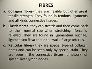 Tissue Types & Structures and functions | PPTX