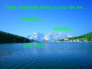 3 Things In Life | PPT