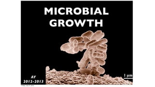 3 third lecture Microbial growth | PPTX